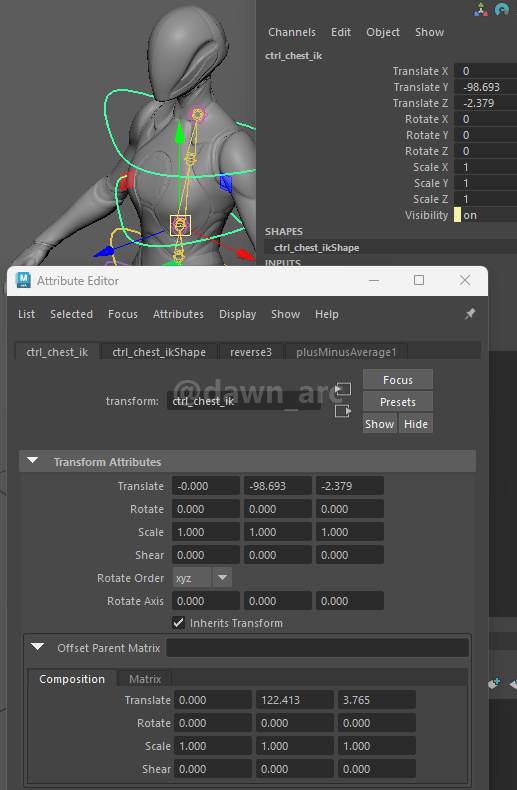 [Maya]Rigging 10 - Spine IK